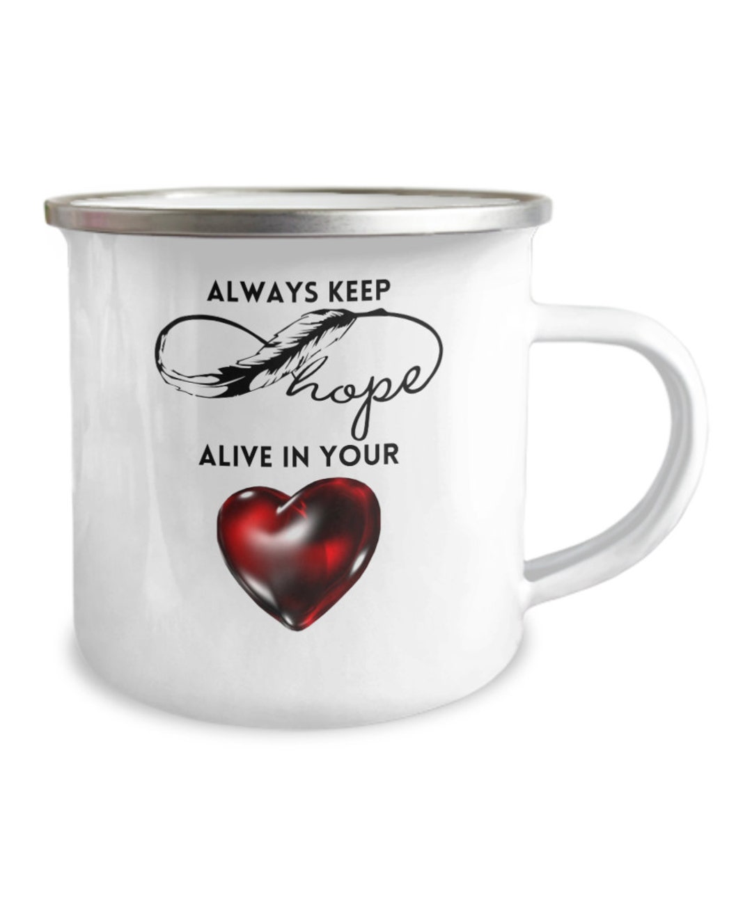 Always Keep Hope Alive in Your Heart - Camper Mug - Etsy