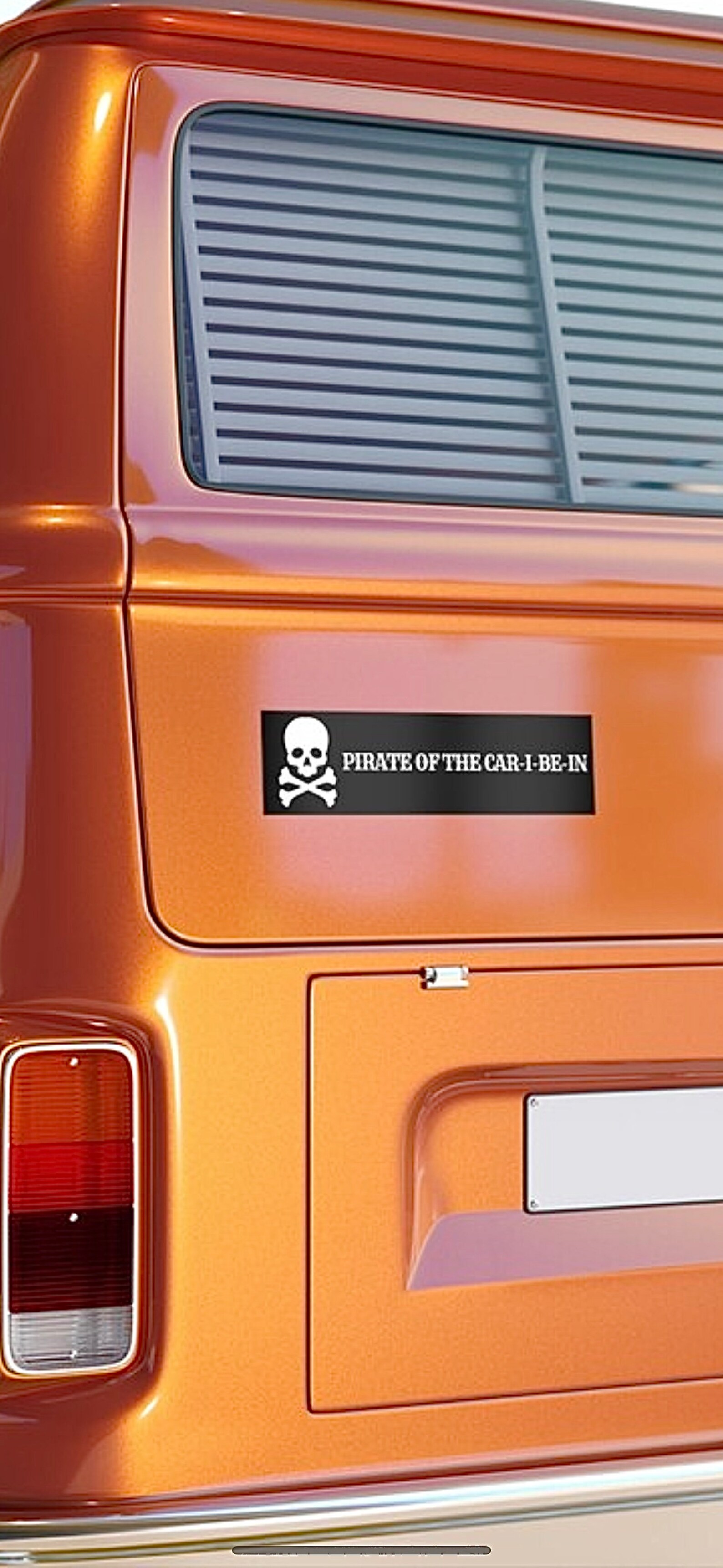 Pirate of the Car I Be in Bumper Sticker Funny Bumper Sticker - Etsy