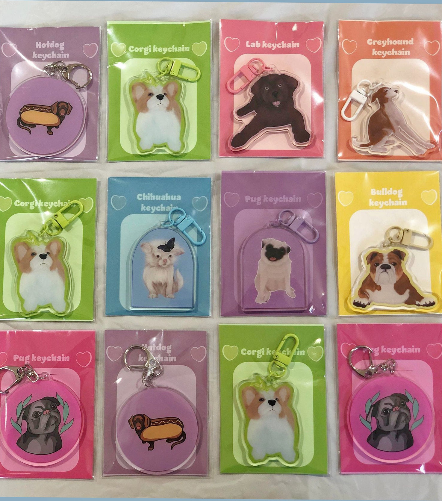 Brown Chocolate Labrador Dog Breed Acrylic Keychain- Realistic Cute ...