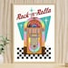 50s Rock & Roll Decor | Jukebox Art Print | 1950s Party | Sock Hop ...