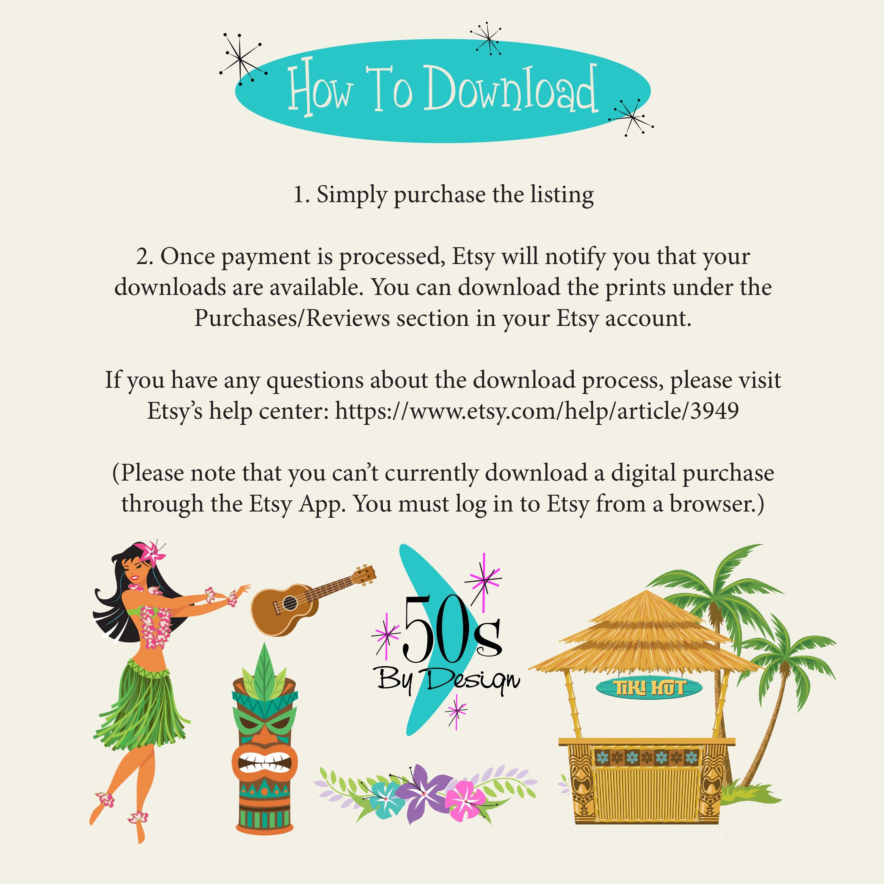Tiki Luau Clipart, Hawaiian Scrapbooking Kit, Hula Girls, Tiki Bar ...