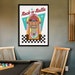 50s Rock & Roll Decor Jukebox Art Print 1950s Party Sock - Etsy