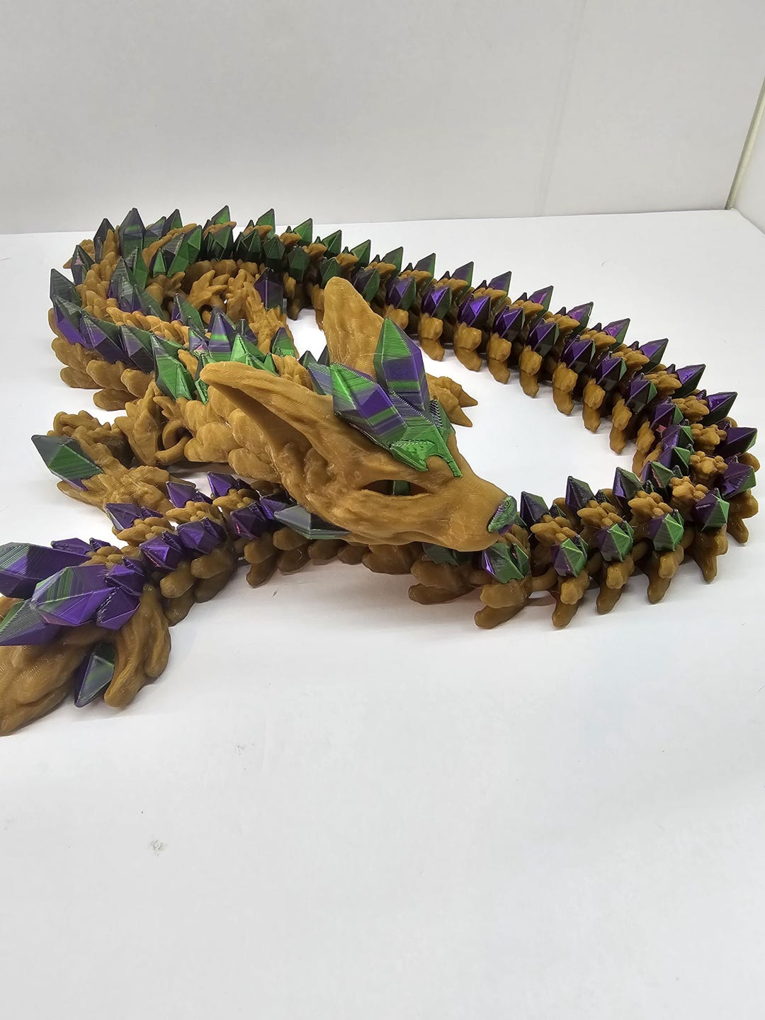 3d Printed Wolf Crystal Dragon - Etsy