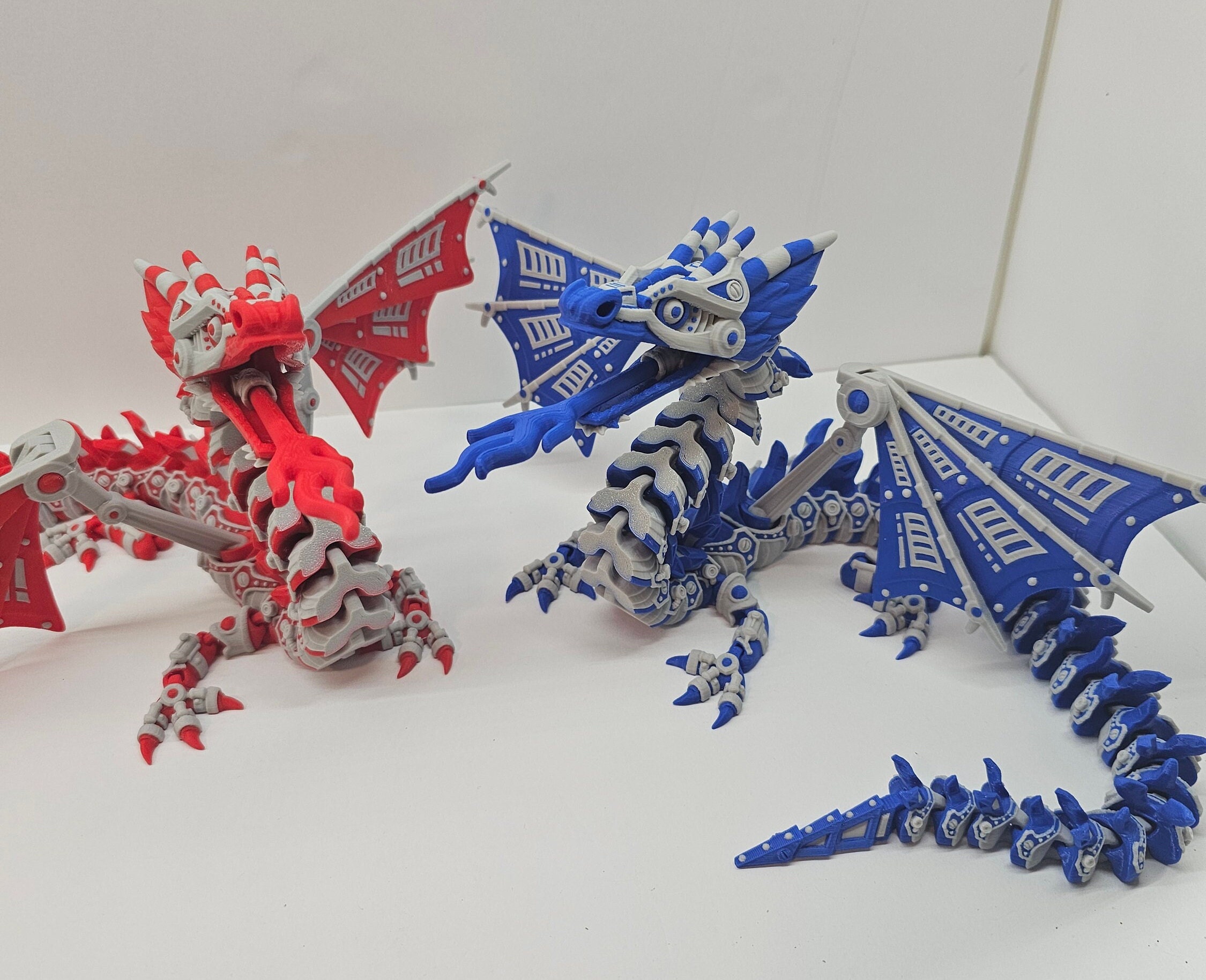 3D Printed Mech Dragon - Etsy