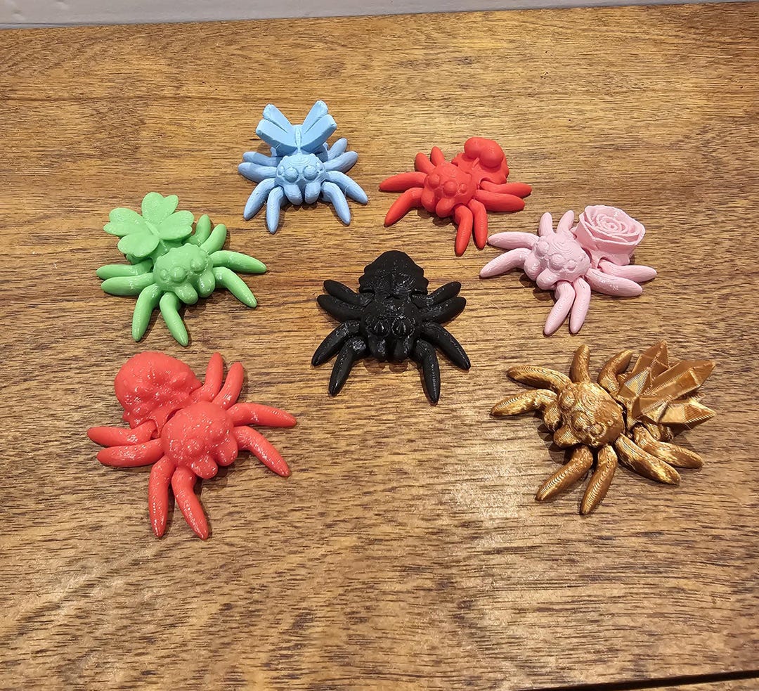 3D Printed Baby Spiders - Etsy