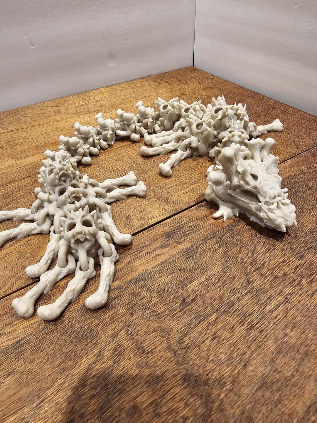 3d Printed Hollow Skull Bone Dragon - Etsy