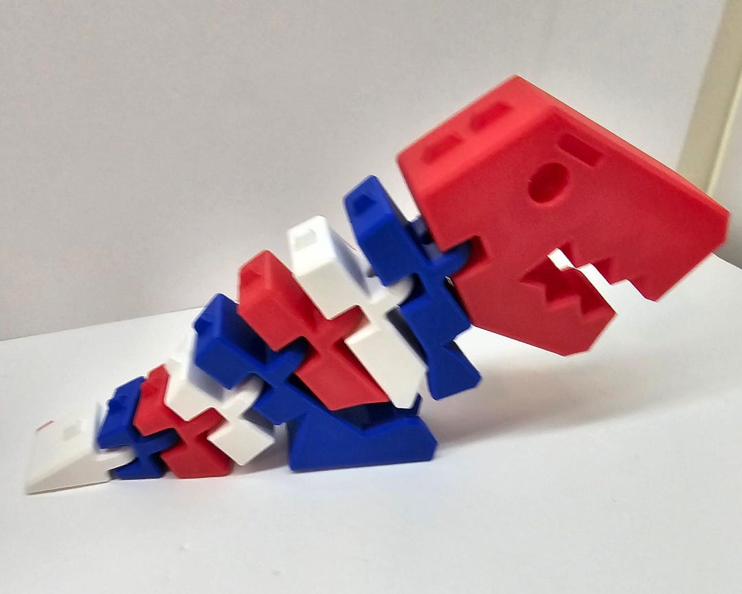 Flexi Rexi Articulated T-rex - Etsy