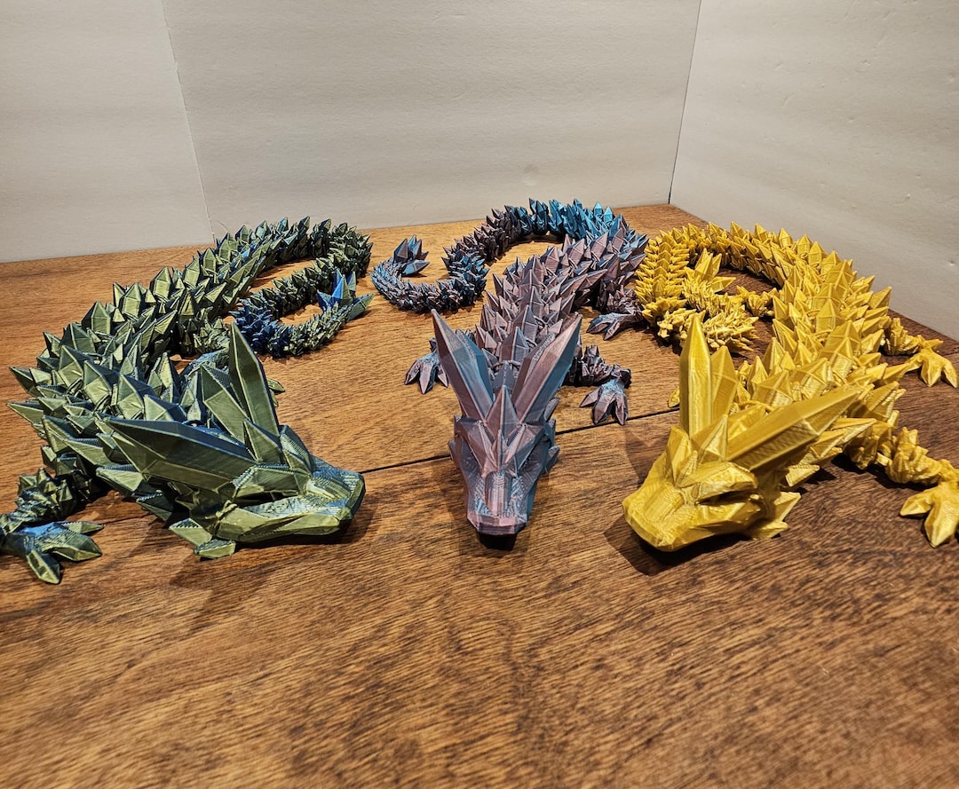 Articulated Crystal Gem Dragon - Etsy