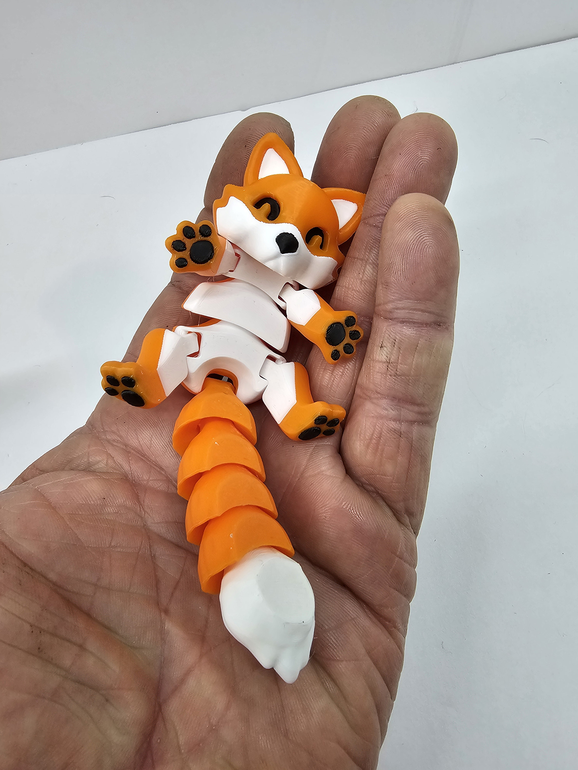 Articulated Baby Fox 3D Printed - Etsy