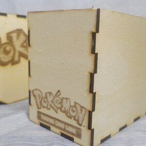 Pokemon Card Box Laser Cut File | Pokemon Card Holder SVG | Trading ...