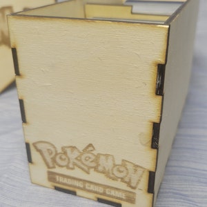 Pokemon Card Box Laser Cut File | Pokemon Card Holder SVG | Trading ...