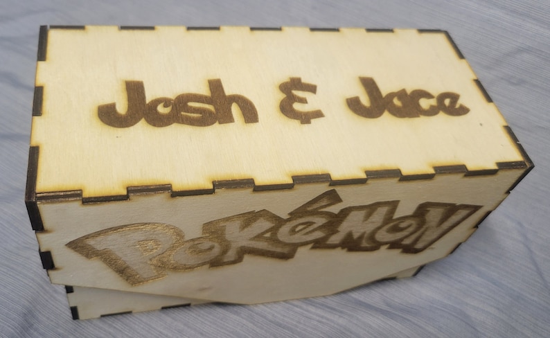 Pokemon Card Box Laser Cut File | Pokemon Card Holder SVG | Trading ...