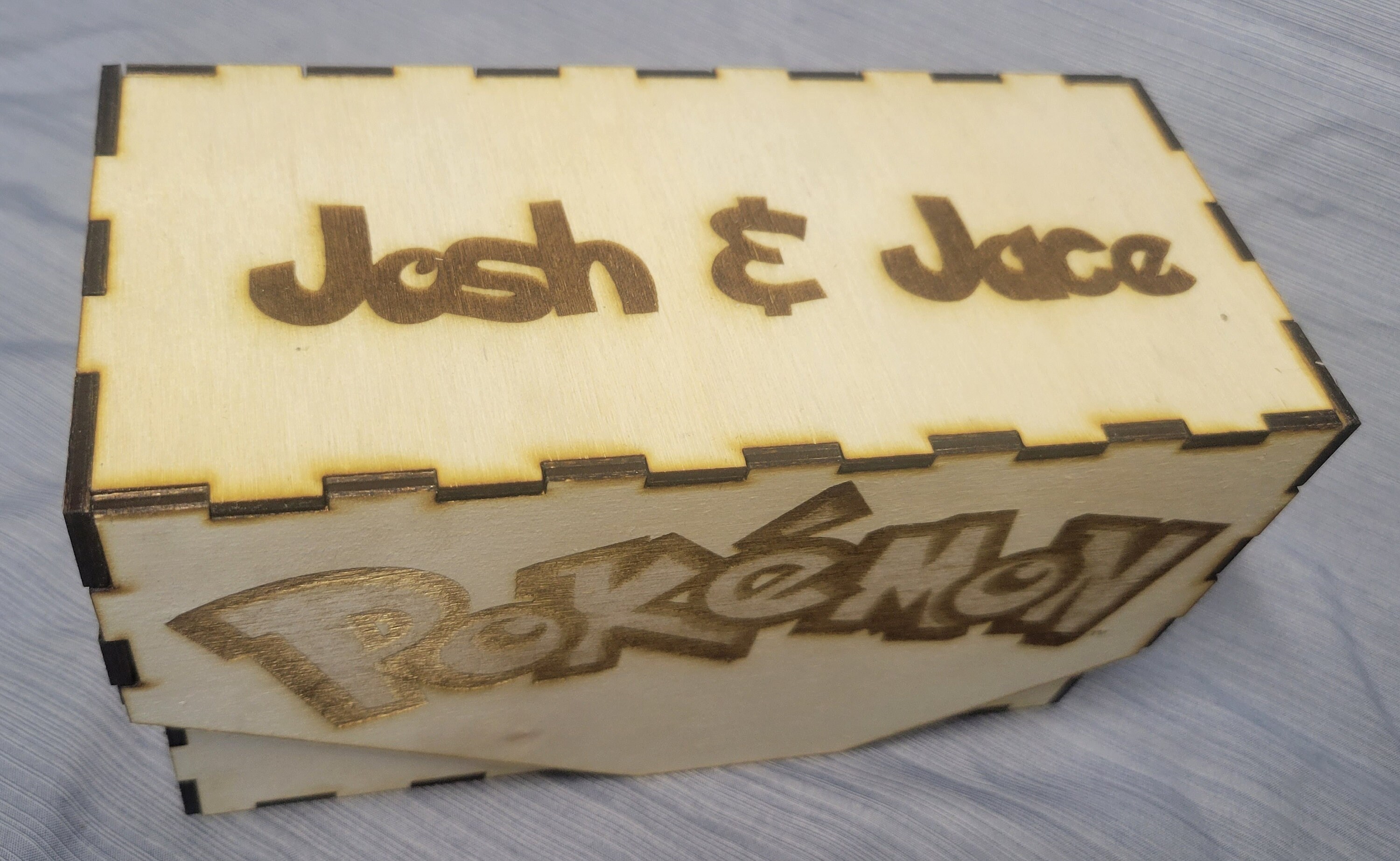 Pokemon Card Box Laser Cut File | Pokemon Card Holder SVG | Trading ...