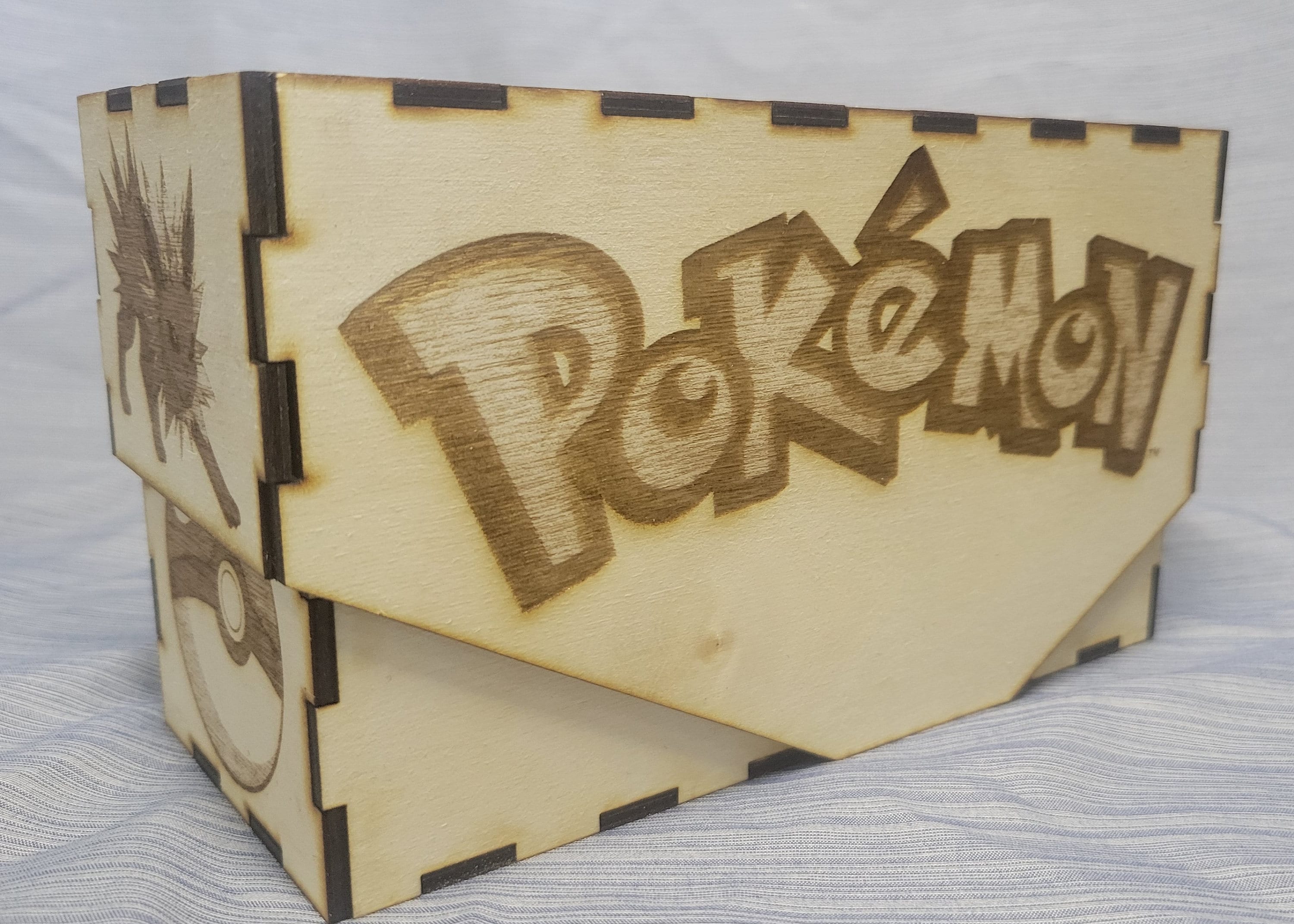 Pokemon Card Box Laser Cut File | Pokemon Card Holder SVG | Trading ...