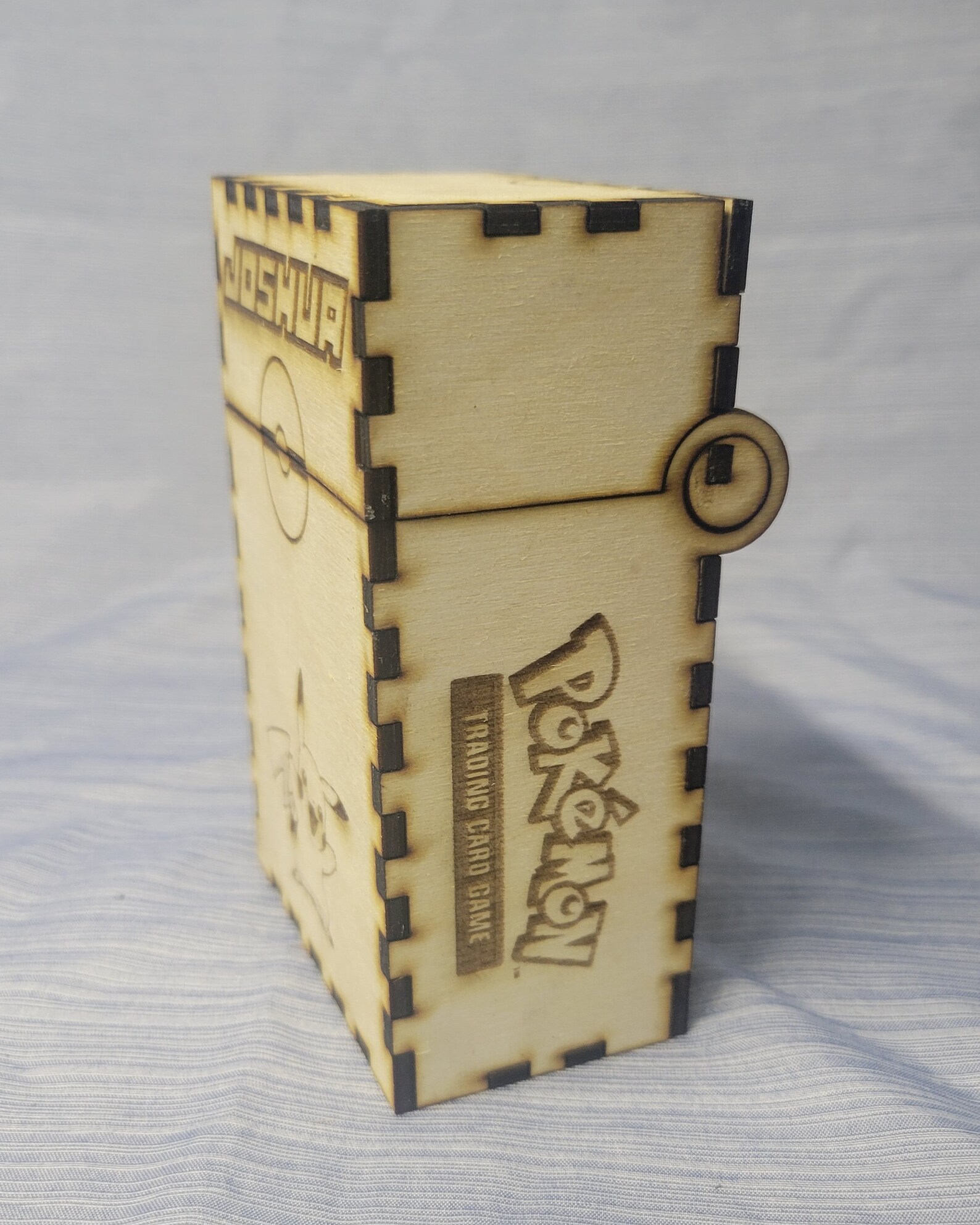 Pokemon Deck Card Box Laser Cut File | Pokemon Deck Card Holder SVG ...