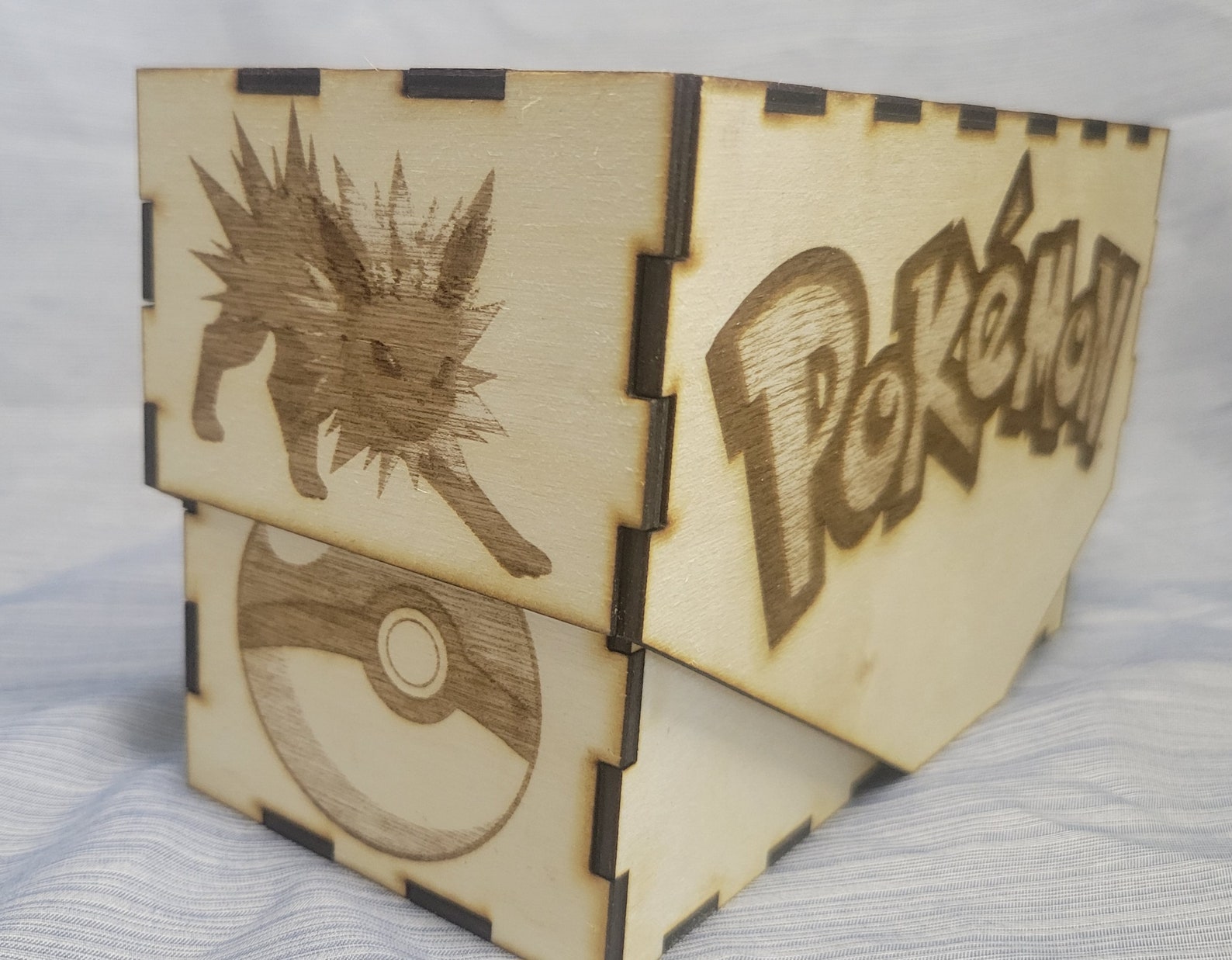 Pokemon Card Box Laser Cut File | Pokemon Card Holder SVG | Trading ...