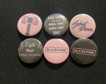 Blackpink the Album Pinback Buttons - Etsy