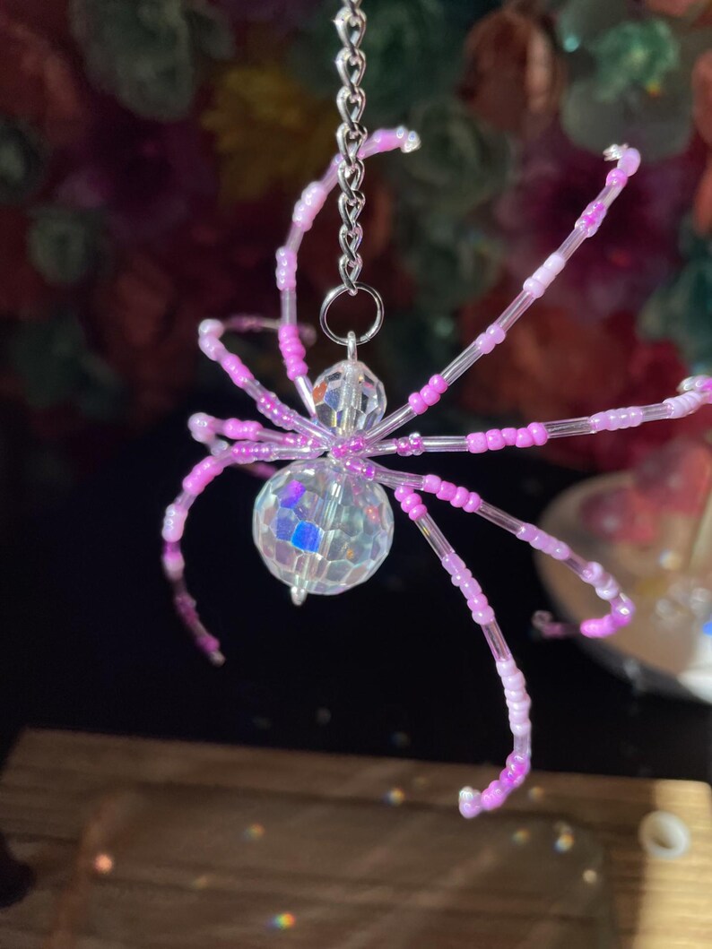 Beaded Spider Suncatcher - Etsy