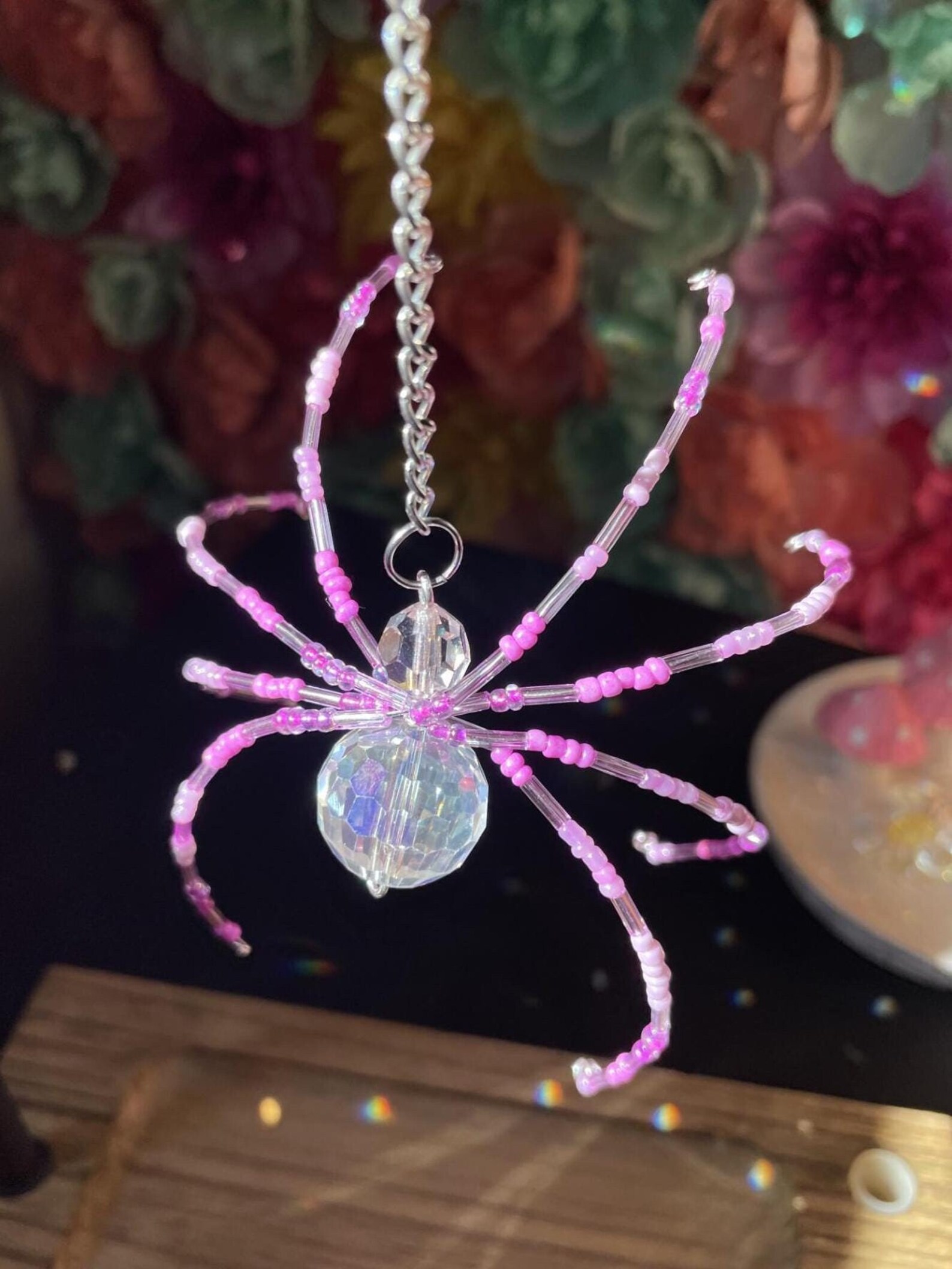 Beaded Spider Suncatcher - Etsy