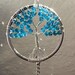 Blue Tree of Life Suncatcher - Etsy