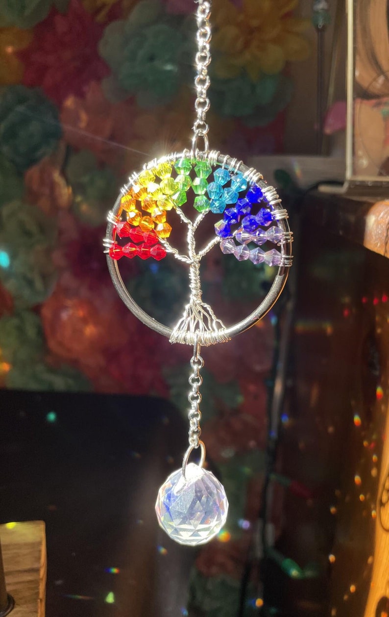 2" Tree of Life Suncatcher - Several Colors to Choose From! - Etsy