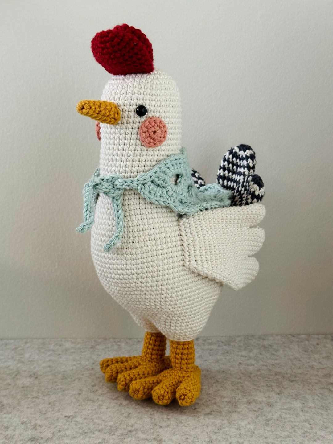 Greta Hen Crochet Toy Amigurumi - Etsy