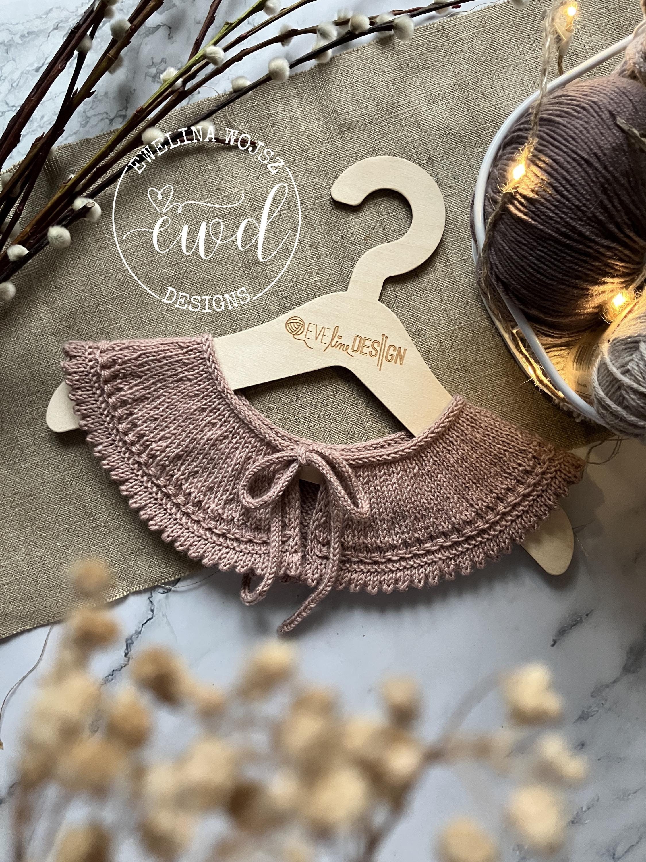 ENG Hygge Collar Knitting Pattern in English Beginner Friendly Knitting ...