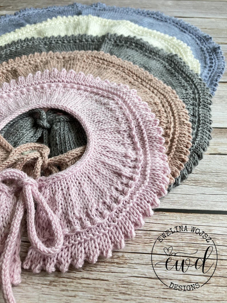 Hygge Collar Knitting Pattern: Romantic Picot Hem Design for All Ages ...