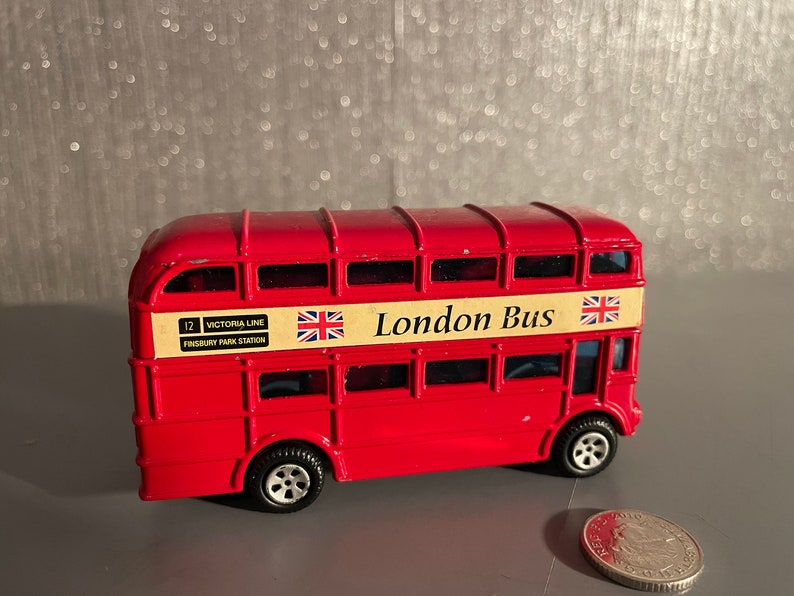 Vintage Double Decker London Tours Metal Toy Bus. - Etsy