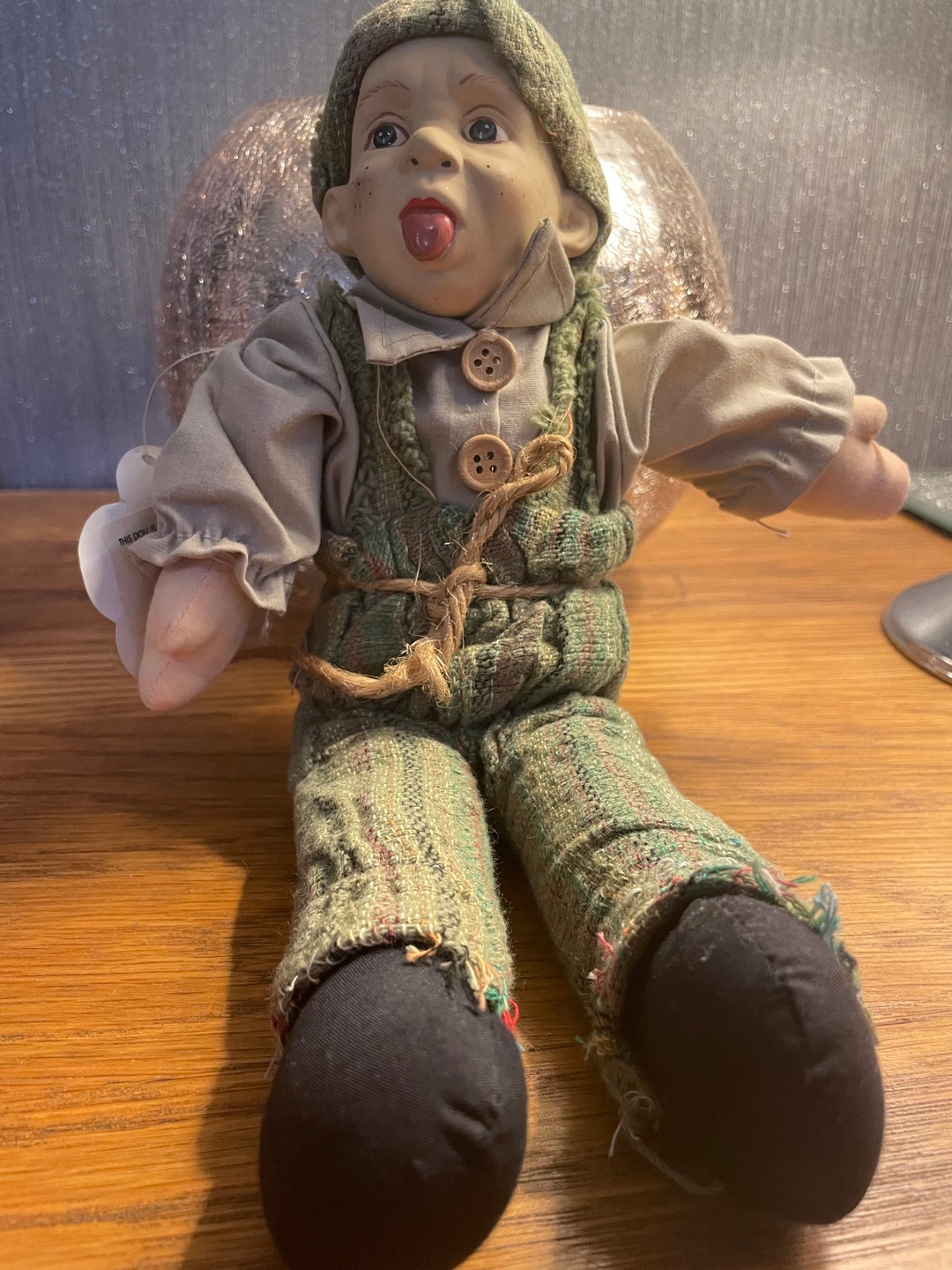 Vintage Porcelain Head Stuffed Doll - Etsy