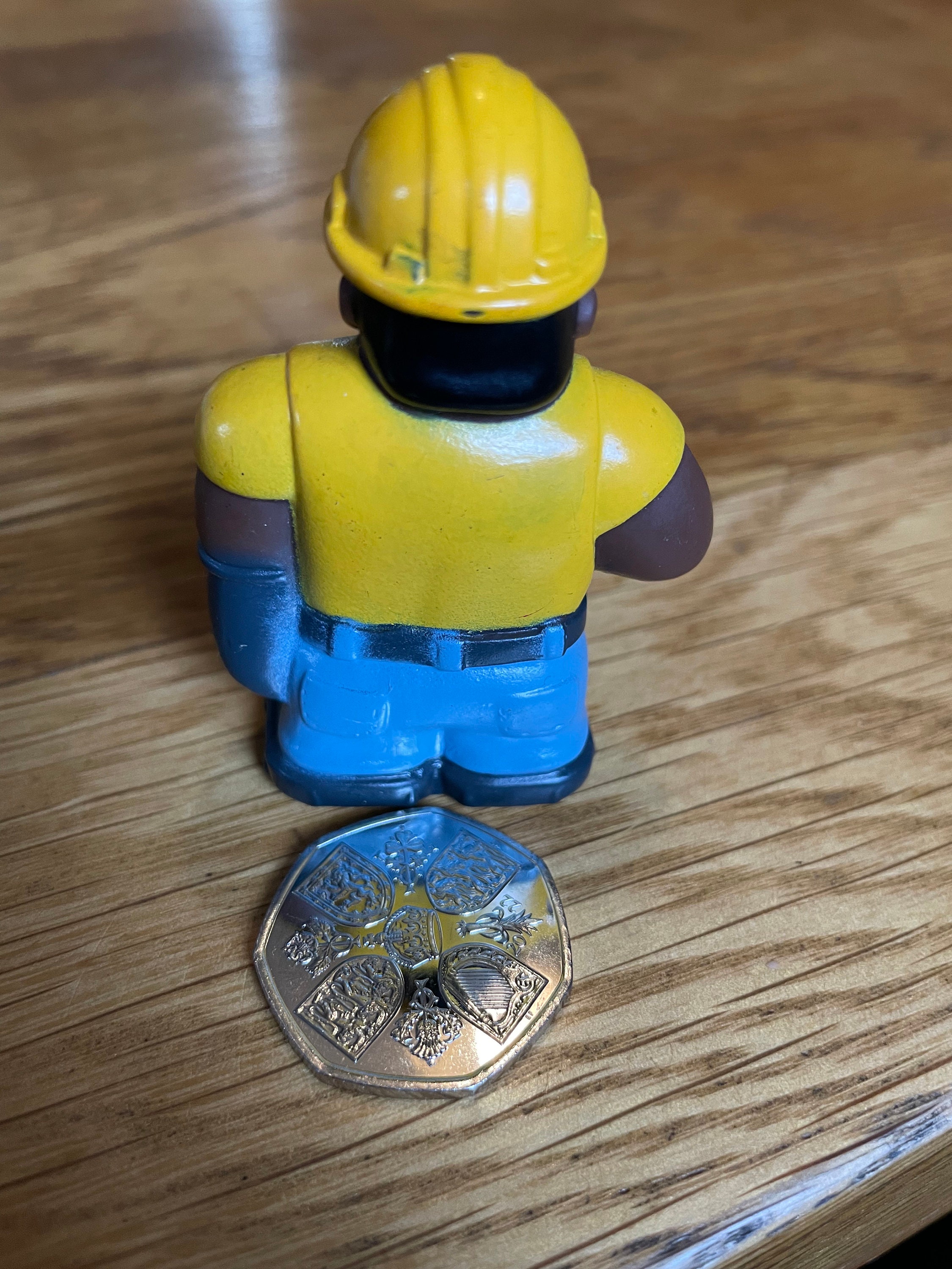 CAT Caterpillar Construction Worker Figure Toy - Etsy