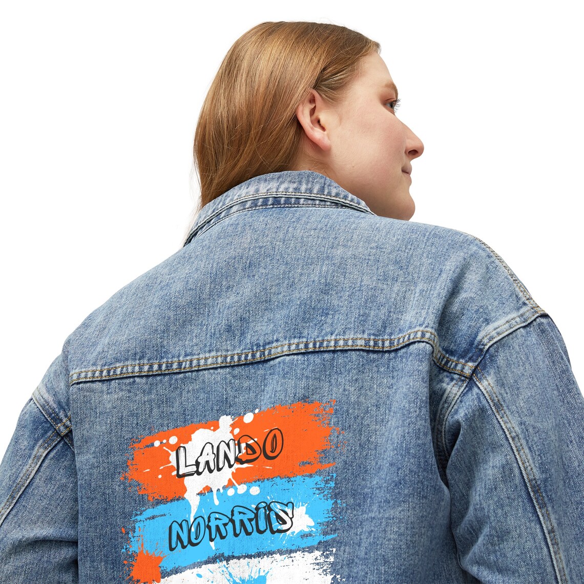 Lando Norris, Mclaren Formula 1, F1 Women's Urban Edition Denim Jacket ...