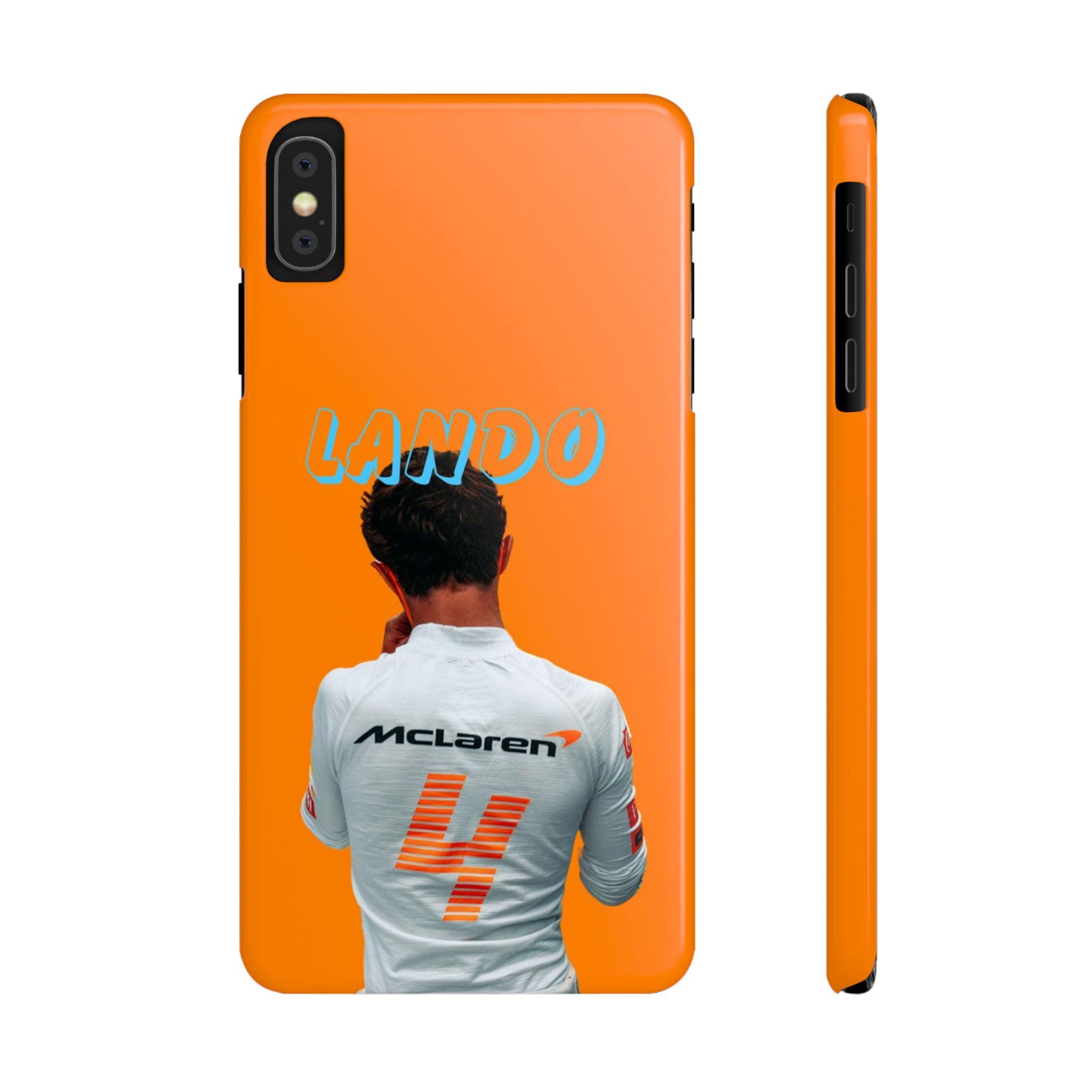 LAN #4 Lando Norris Mclaren F1 Team Formula 1 Formula One iPhone Case ...