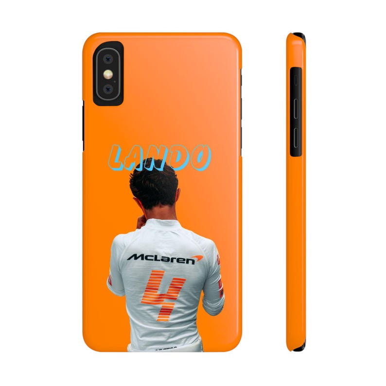 LAN #4 Lando Norris Mclaren F1 Team Formula 1 Formula One iPhone Case ...