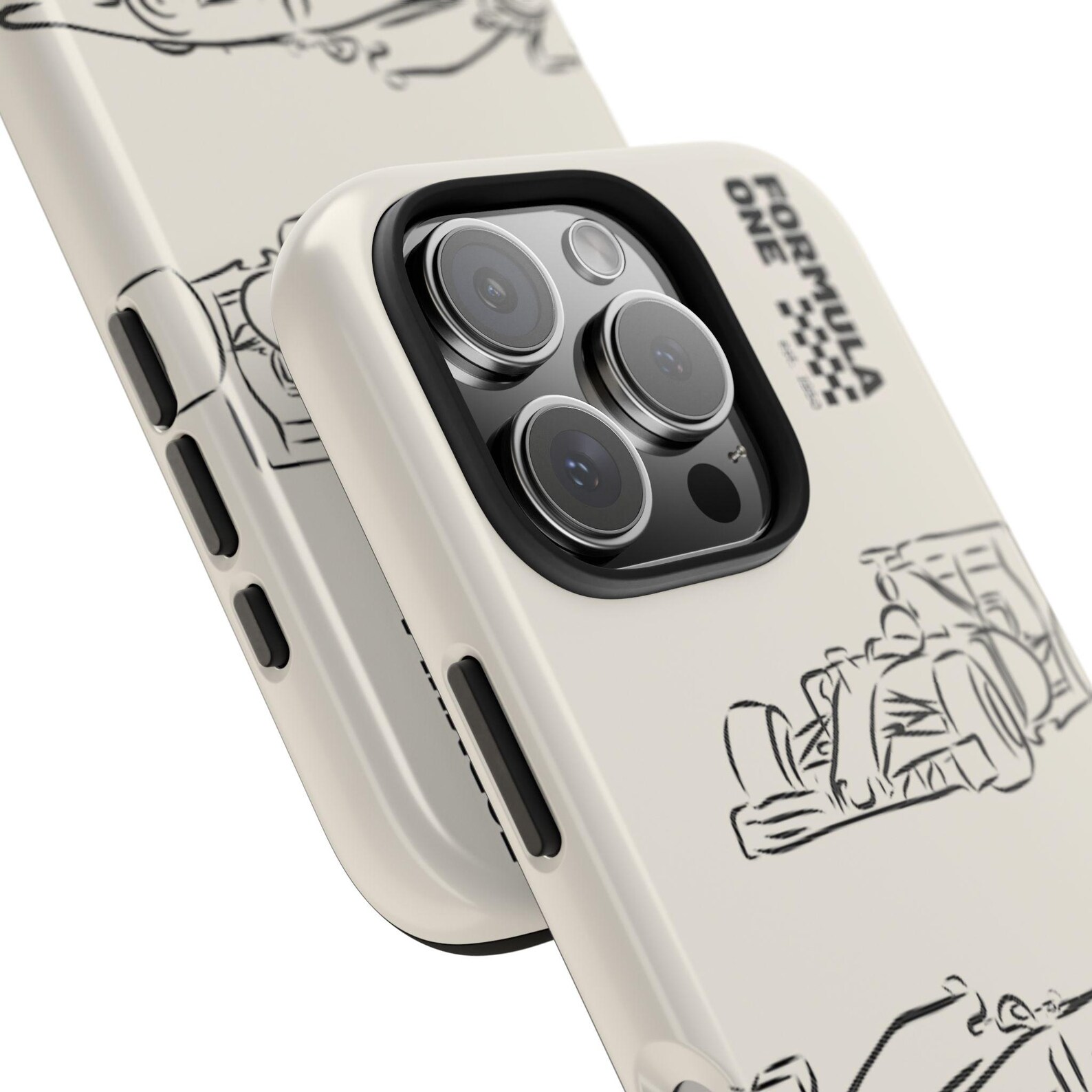 Formula 1 Phone Case: Black & White Racing Car Design - Etsy