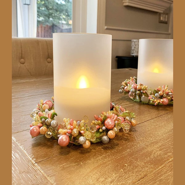 Pillar Candle Rings - Etsy