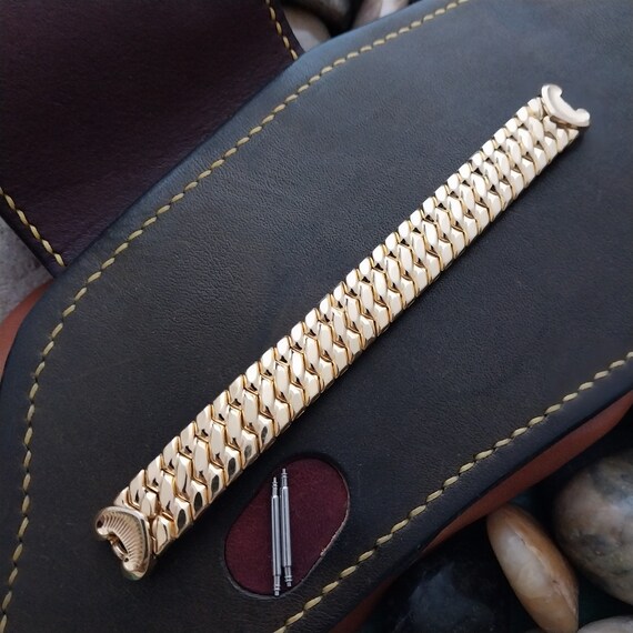 1950s Ladies MCM Gold-Filled Speidel Fiesta Wide Unus… - Gem