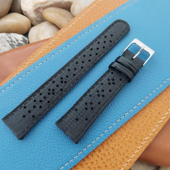 20mm Skindiver Perforated Diver Strap 1960s Unused Vi… - Gem