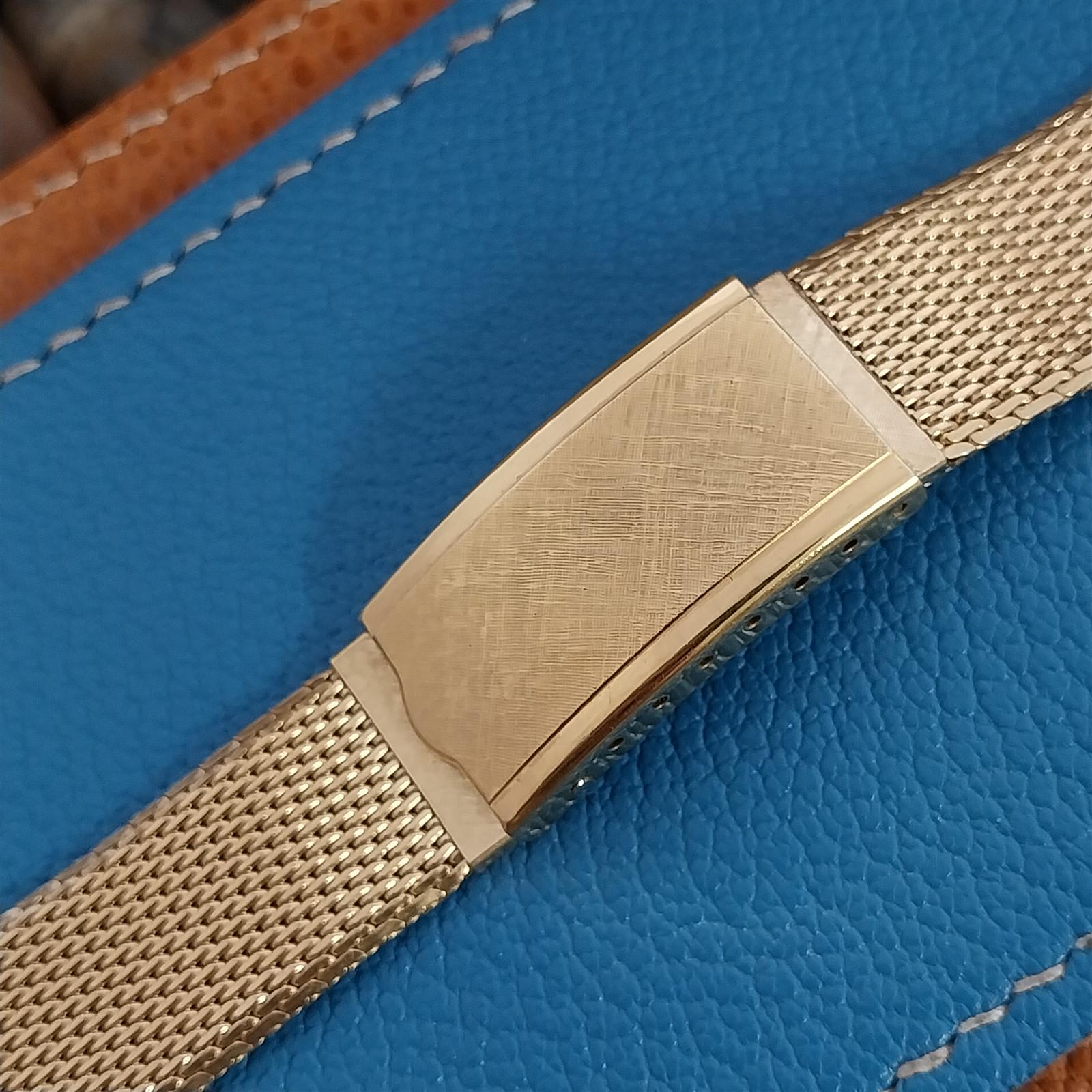 Vintage 19mm 18mm 17mm Gold Mesh Rgp Duchess USA Nos 1960s Unused Watch ...