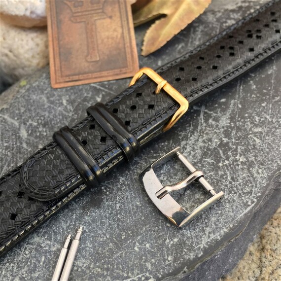 20mm Vintage Skindiver Perforated Classic Diver Strap… - Gem