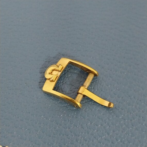 1950s Omega 12mm Swiss Yellow Gold Plaque Ladies Vint… - Gem