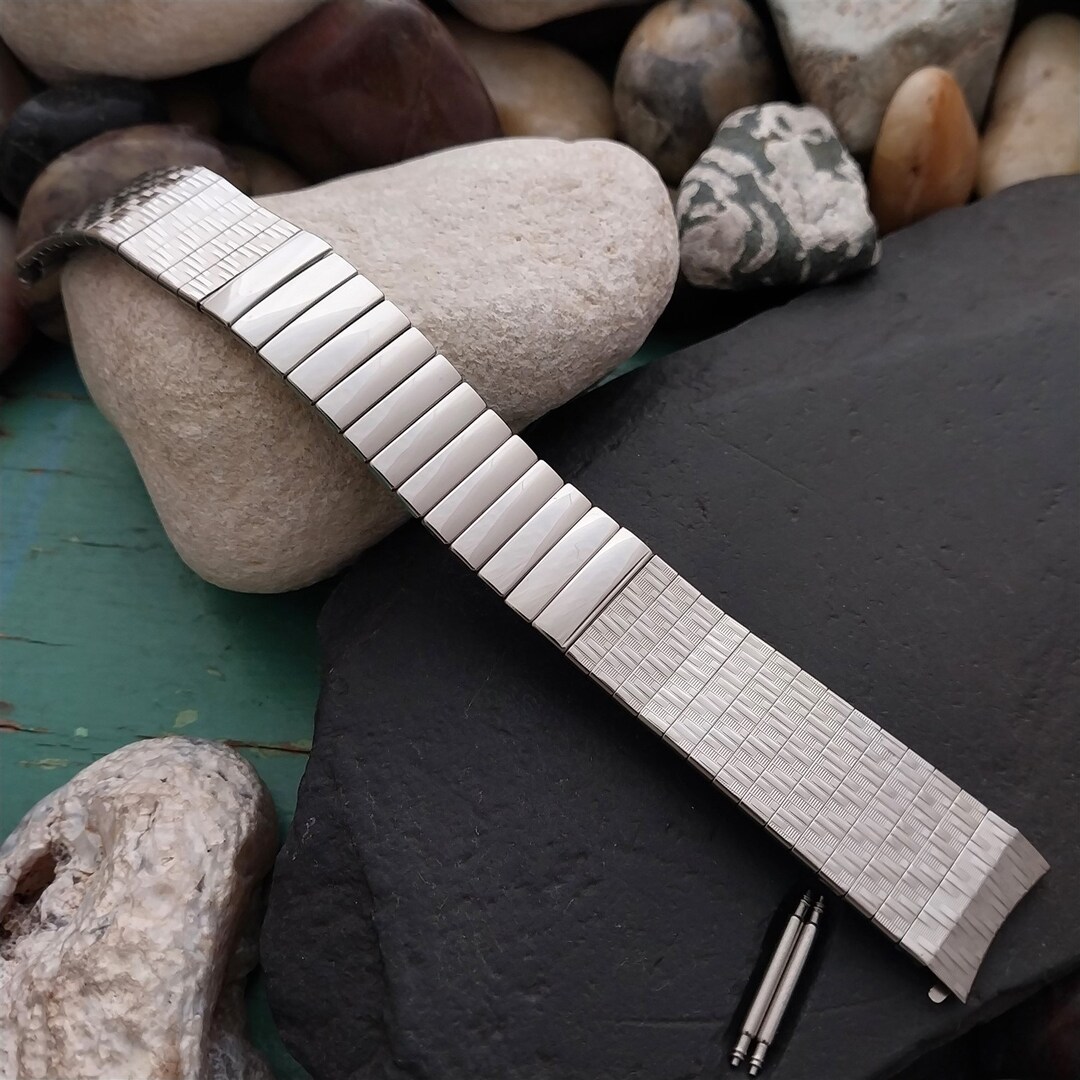 17.2mm Stainless Steel Shallow-curve Kreisler Stelux 1960s Vintage ...