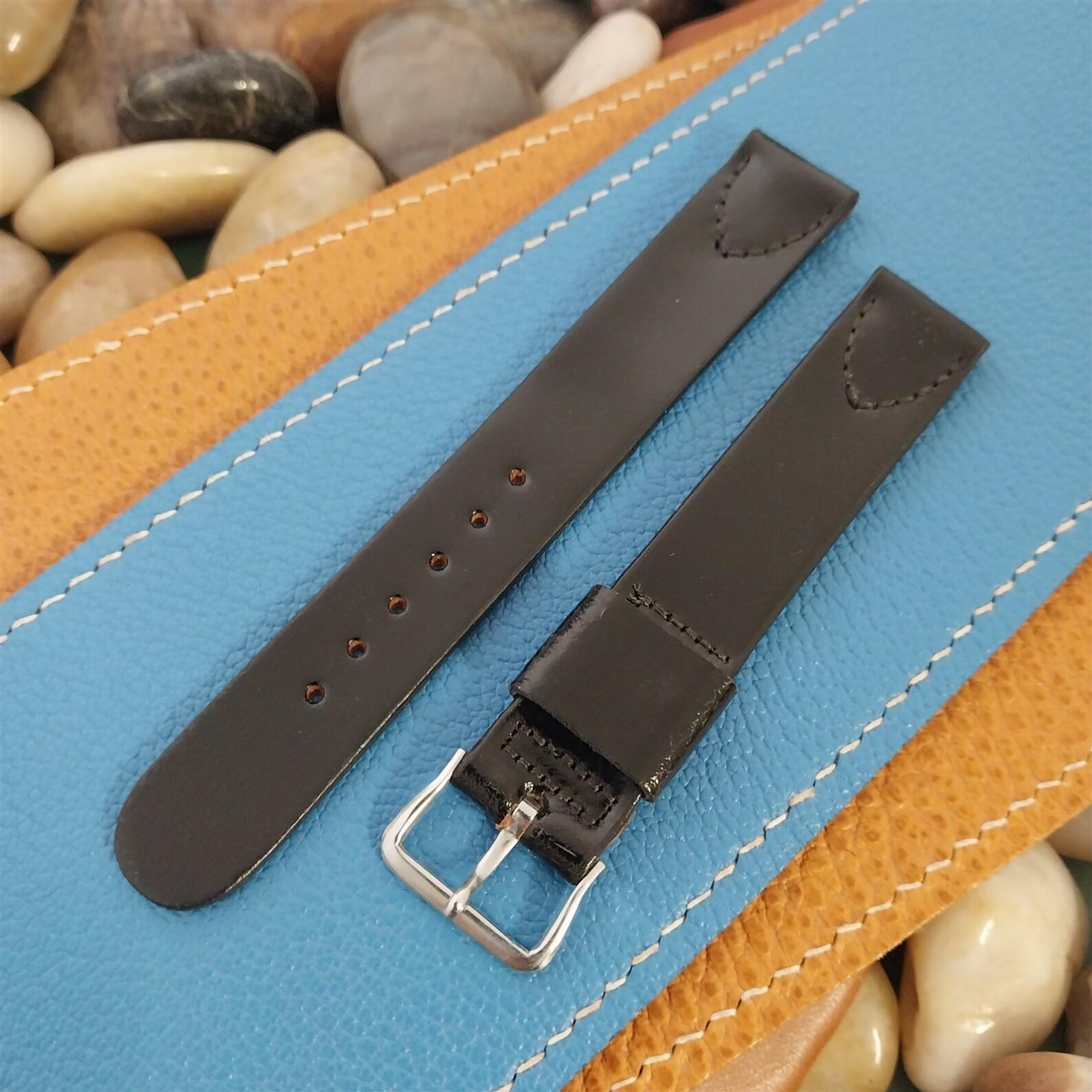 5/8" Shell Cordovan JB Champion 1950s Nos Vintage Watch Band & Elgin ...