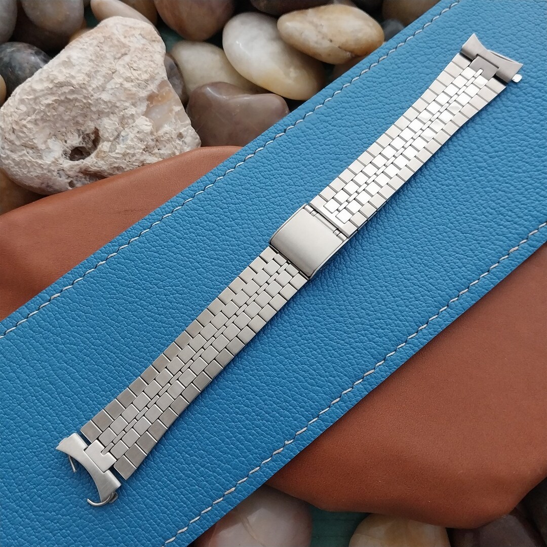 18mm Stainless Steel LED LCD Quartz Unused Nos Vintage Watch Band - Etsy