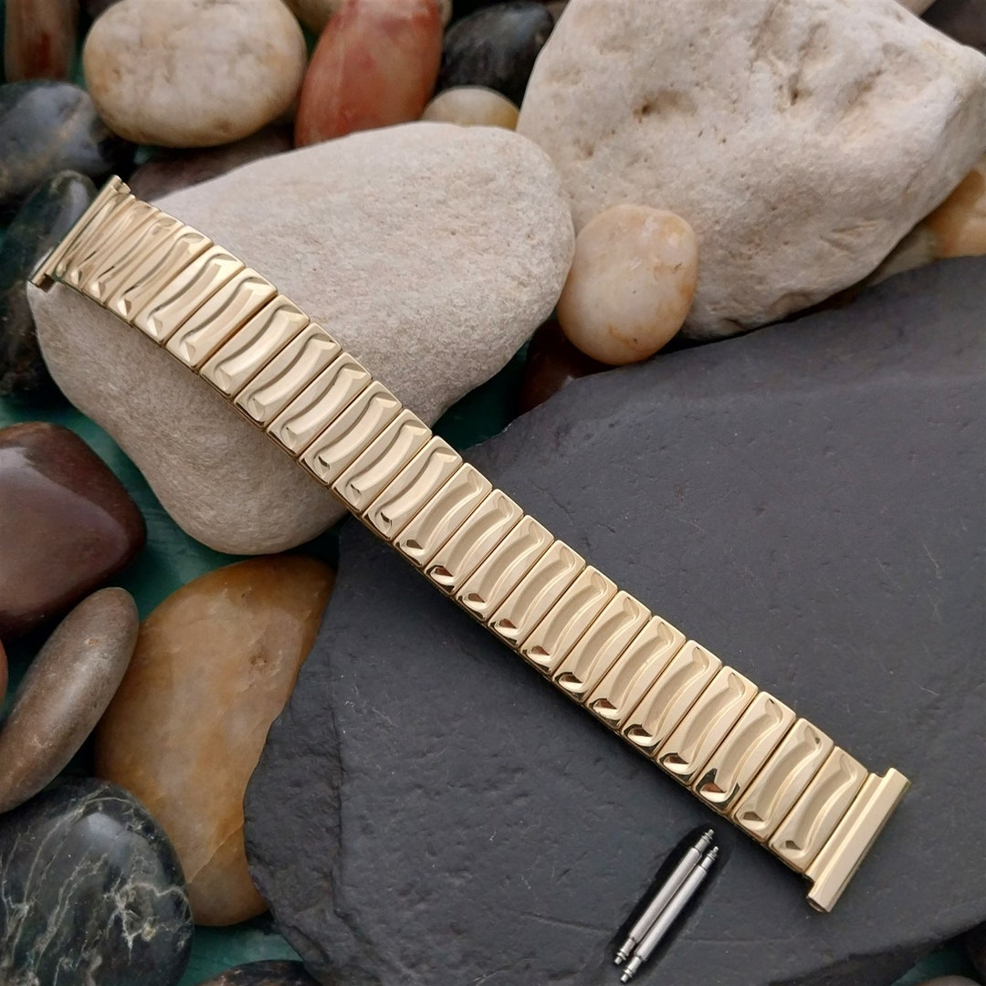 1958 10k Yellow Gold-filled Speidel Scimitar Unused MCM 50s Vintage ...