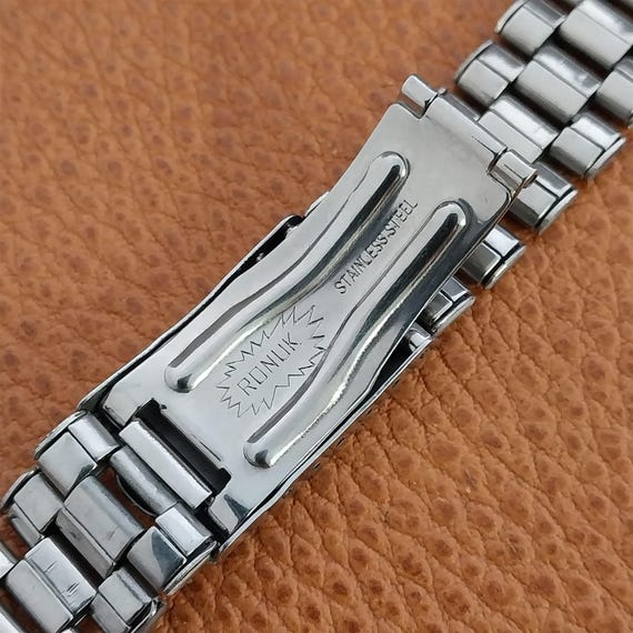 Ronuk Stainless Steel Vintage 17.2mm 1950s Classic Un… - Gem