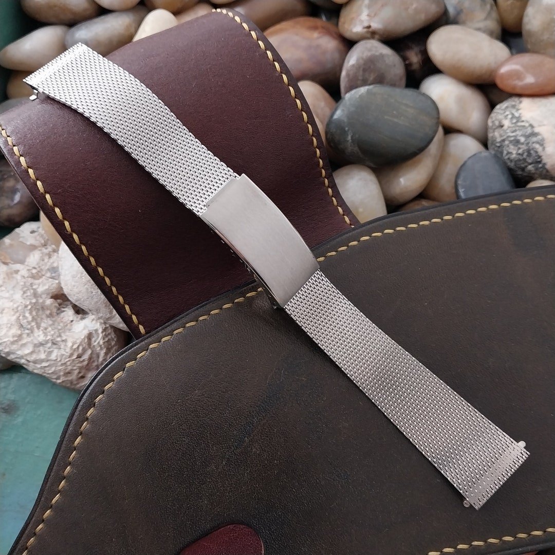 20mm Stainless Steel Mesh 1960s-1970s Nos Unused Vintage Watch Band - Etsy