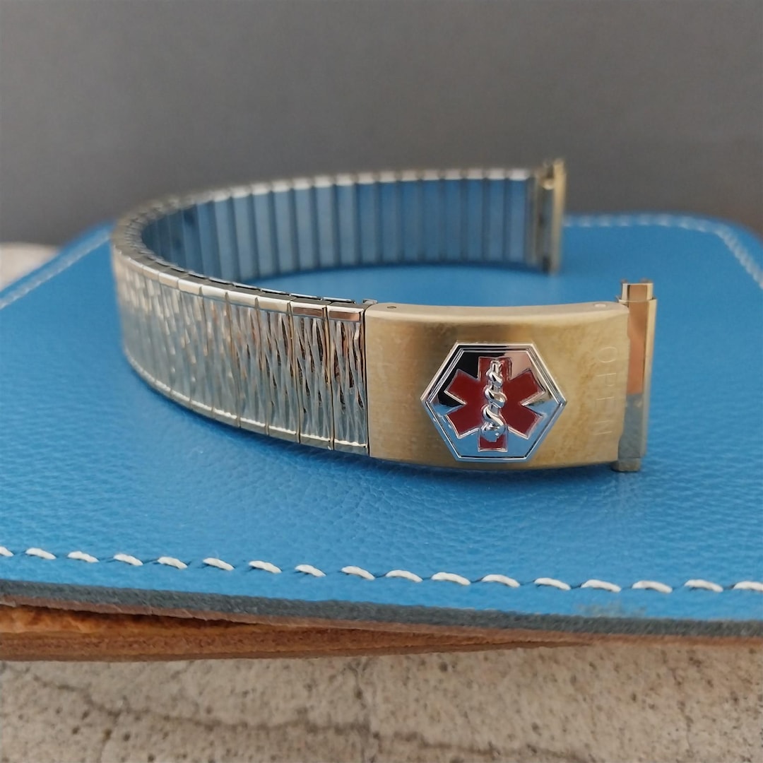 Speidel USA Medilog Gold-filled Long Nos 16mm-19mm Unused Vintage Watch ...