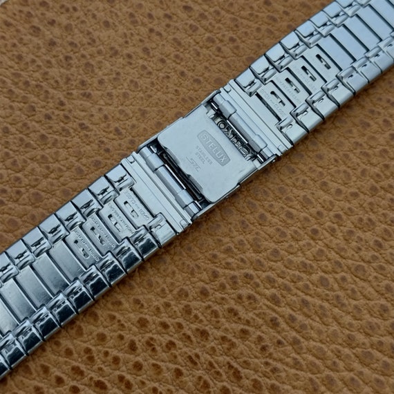 20mm Vintage Seiko STL Stelux Stainless Steel Unused … - Gem
