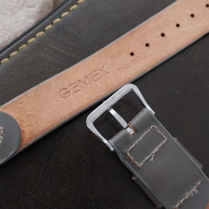 Elgin A-11 Buckle & Long Gray Shell Cordovan 5/8 Unused 1950s Vintage ...